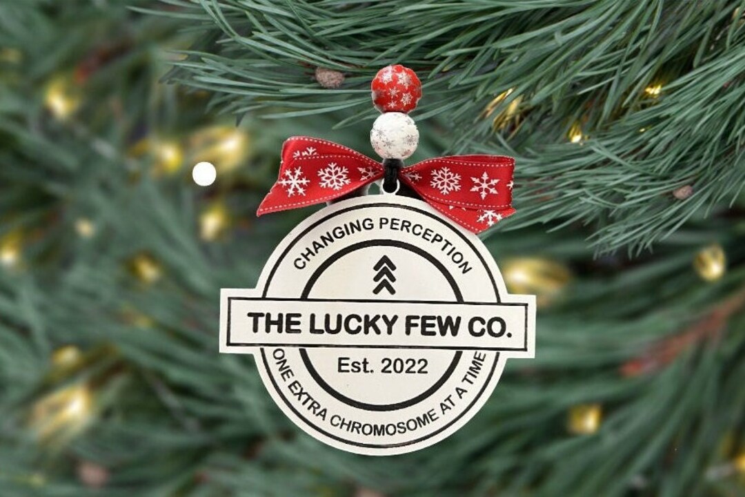 The Lucky Few Co. Christmas Ornament Down Syndrome Awareness Support ...