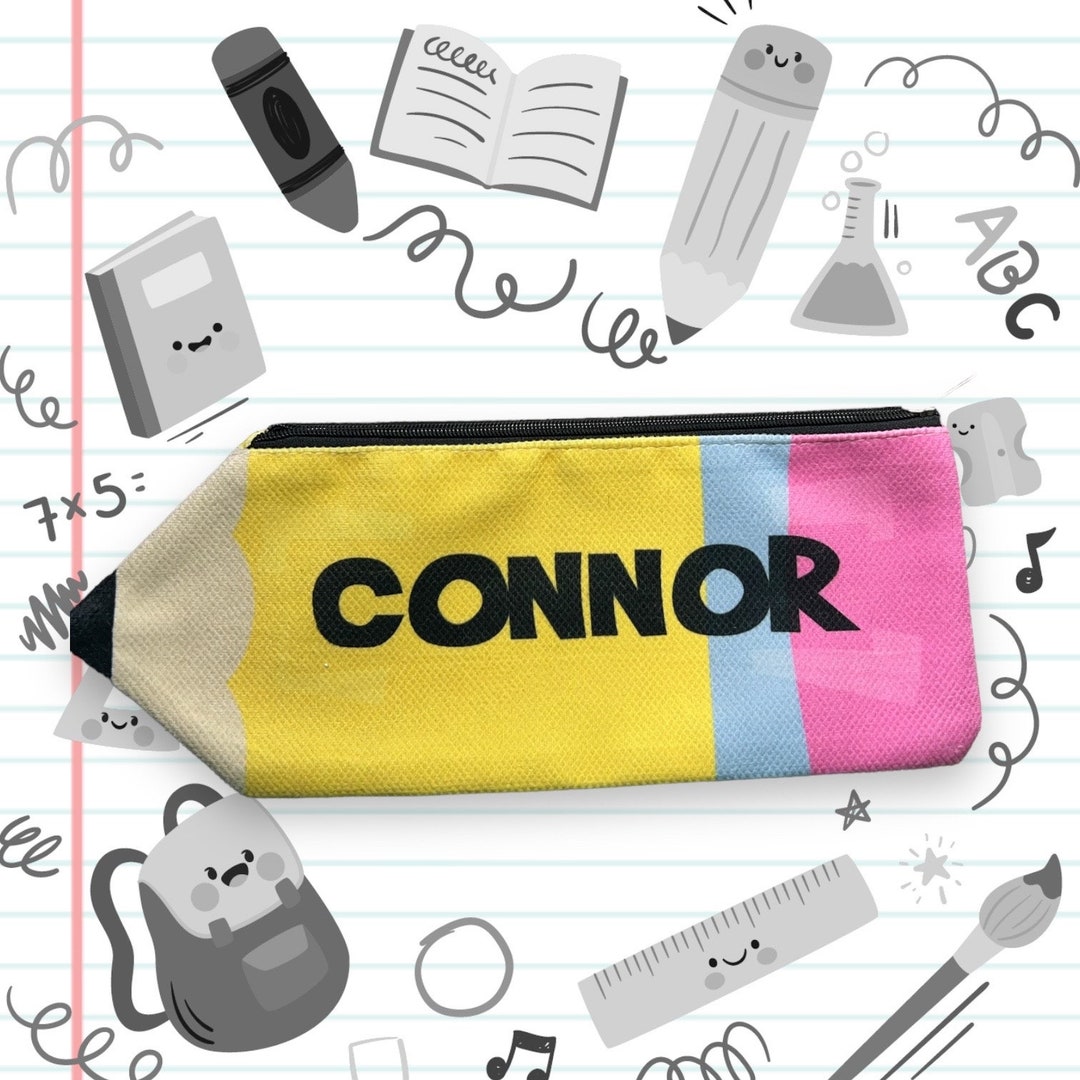 Pencil Shaped Pouch Storage Case Desk Backpack Back to School - Etsy