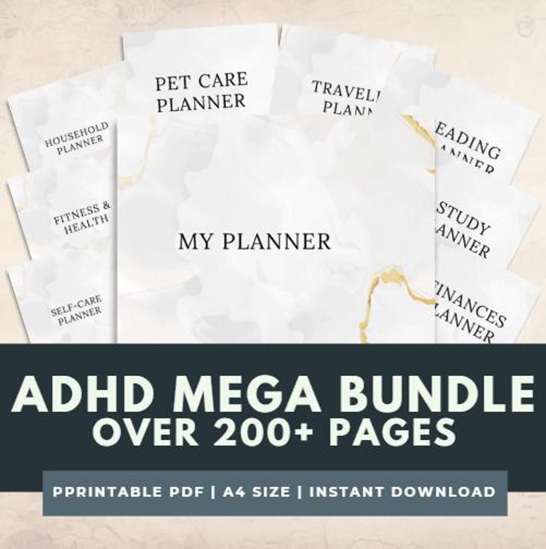 Ultimate ADHD Mega Bundle (PDF) - Etsy