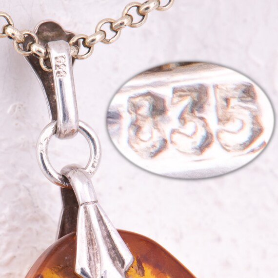 40 mm - Zierlicher Mid-Century True Vintage Bernstein… - Gem