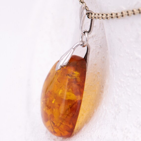 40 mm - Zierlicher Mid-Century True Vintage Bernstein… - Gem