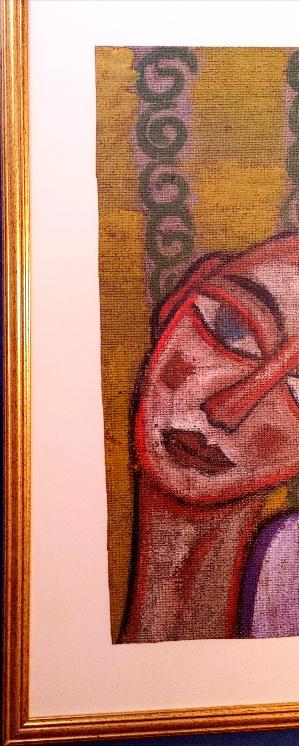 Irmaly Brackin, Original Oil on Burlap Canvas - Etsy