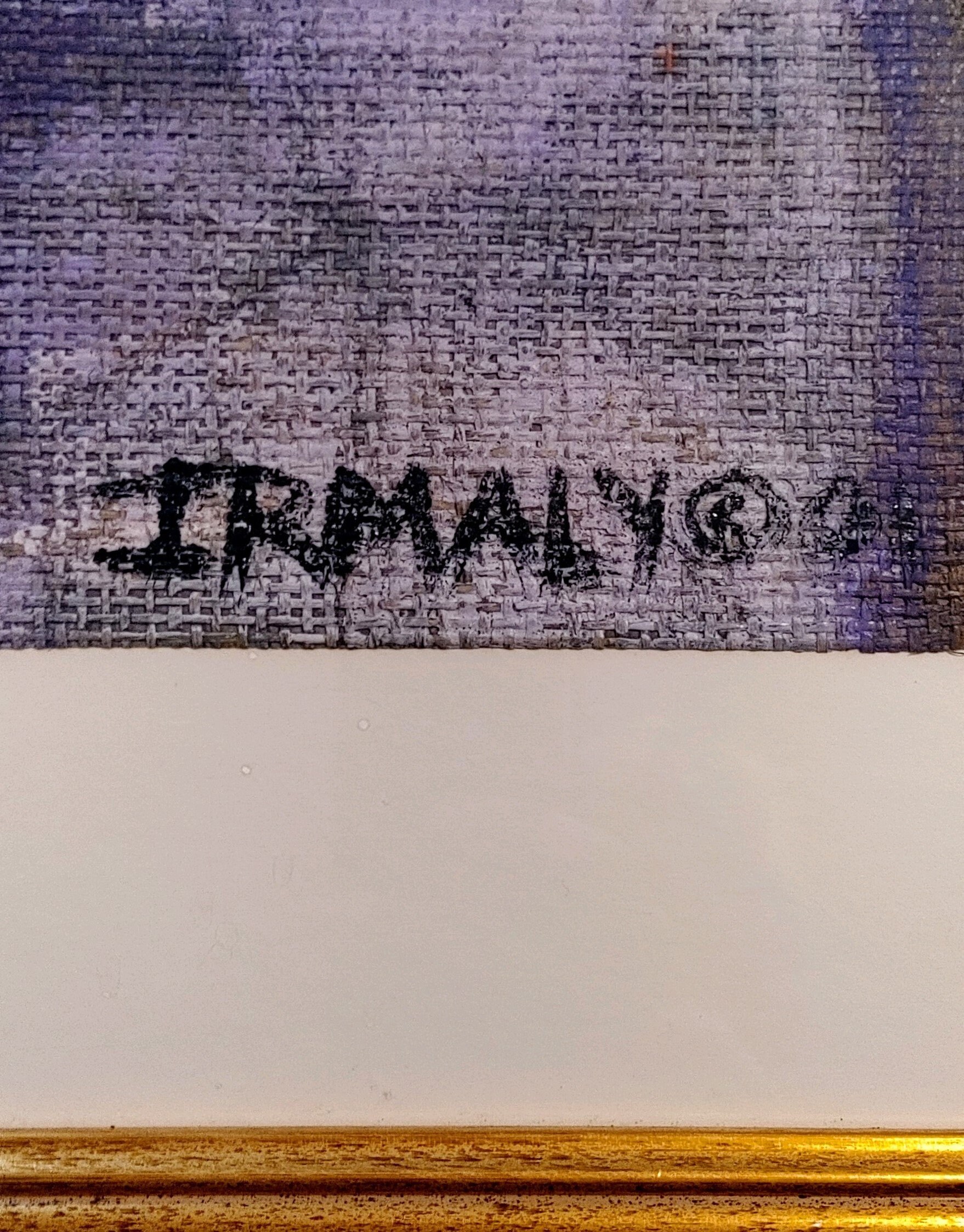 Irmaly Brackin, Original Oil on Burlap Canvas - Etsy