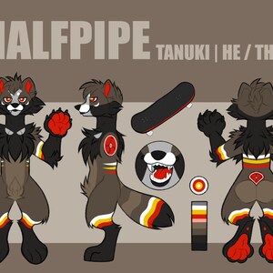 Fursuit Friendly Furry / Fursona Reference Sheet - Etsy