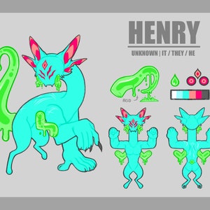 Simple Furry / Fursona Reference Sheet - Etsy