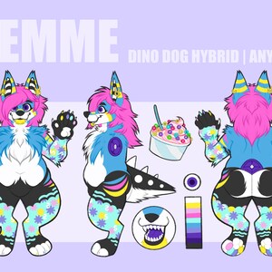 Fursuit Friendly Furry / Fursona Reference Sheet - Etsy