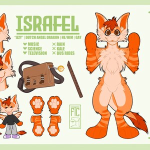 Complex Furry / Fursona Reference Sheet - Etsy