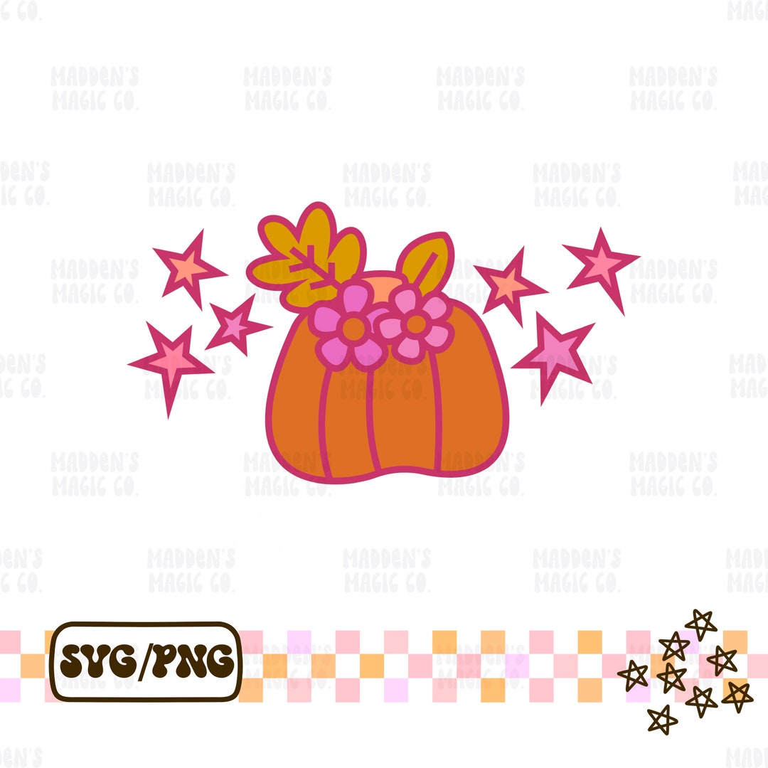 Flower Pumpkin Svg, Png | Fall Leaves Svg | Fall Bundle Svg - Etsy
