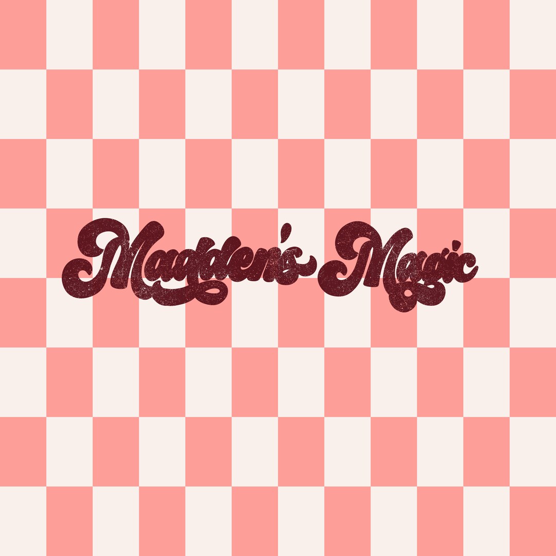 Retro Easter Checker Seamless File for Fabric Printing, Spring Pink ...