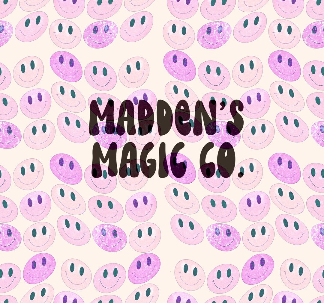 Retro Smiley Face Seamless Surface Pattern, Instant Download - Etsy