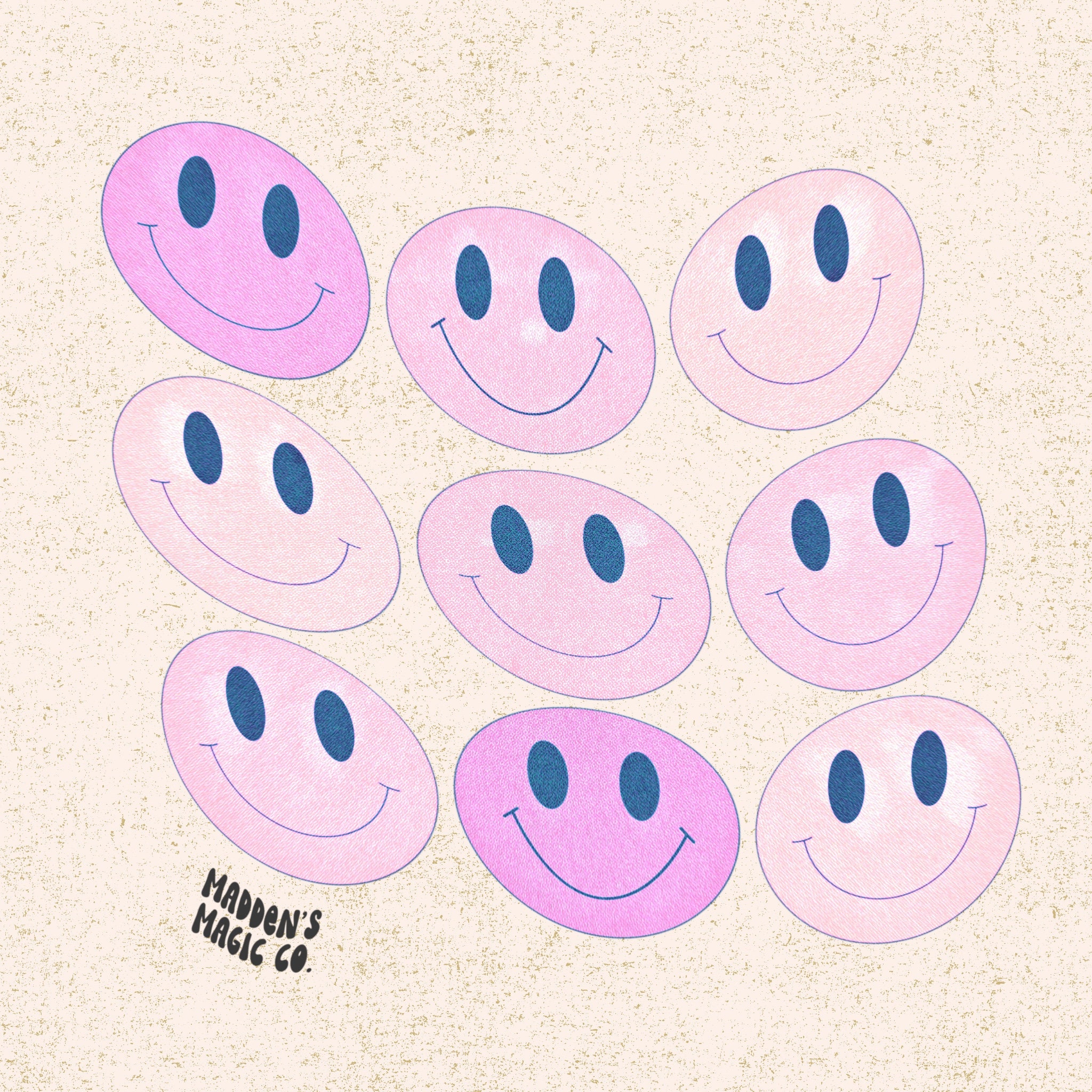 Retro Happy Face PNG Instant Download for Sublimation - Etsy