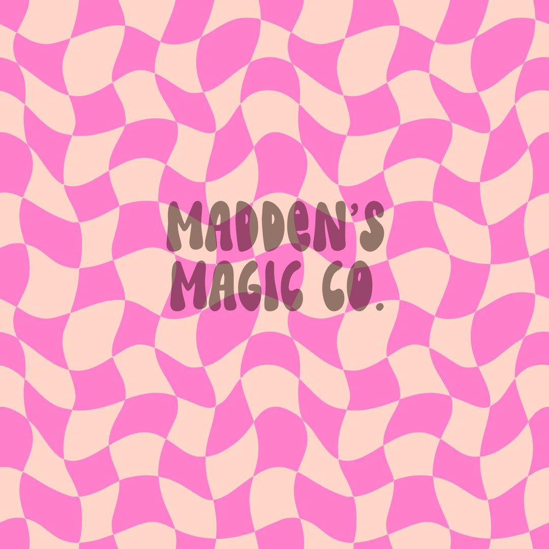 Pink Wavy Checker Seamless Pattern Design for Fabric Printing | PNG ...