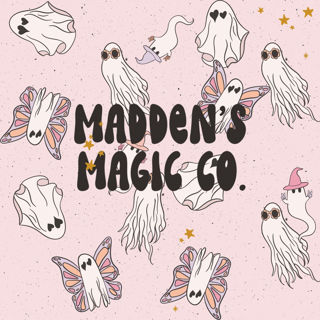 Halloween Seamless Pattern, Boho Ghosts - Etsy