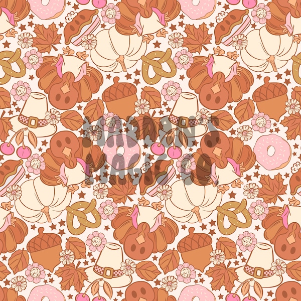 Thanksgiving Pattern - Etsy