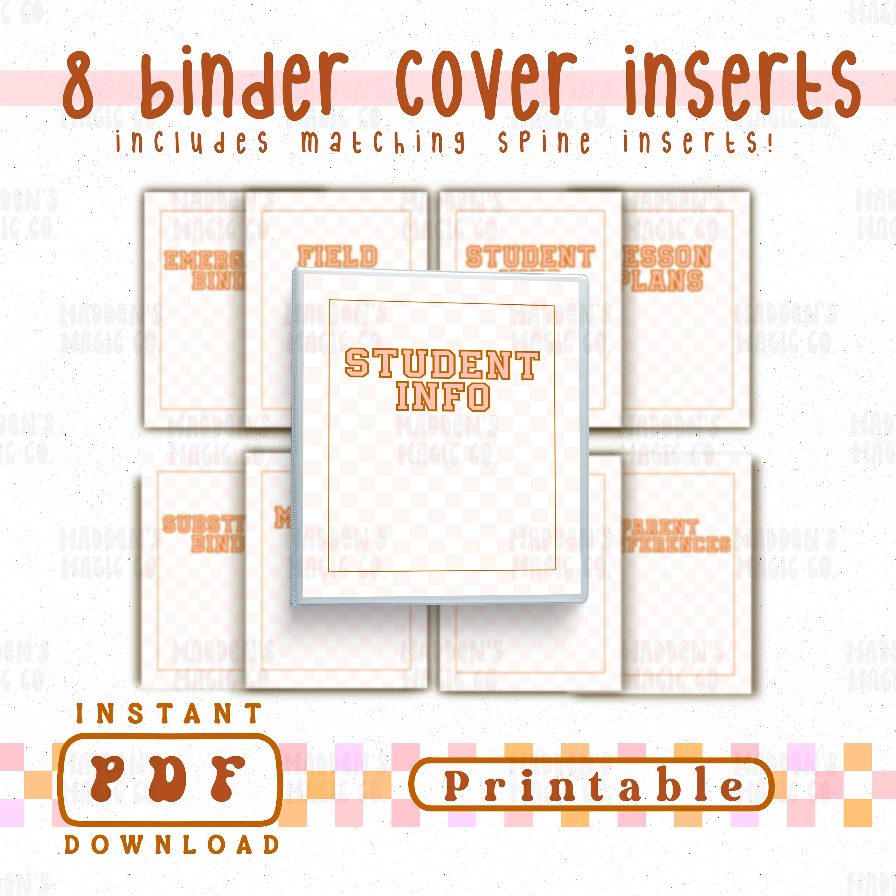 Printable Teacher Binder Covers That Match a Boho Classroom Theme! - Etsy