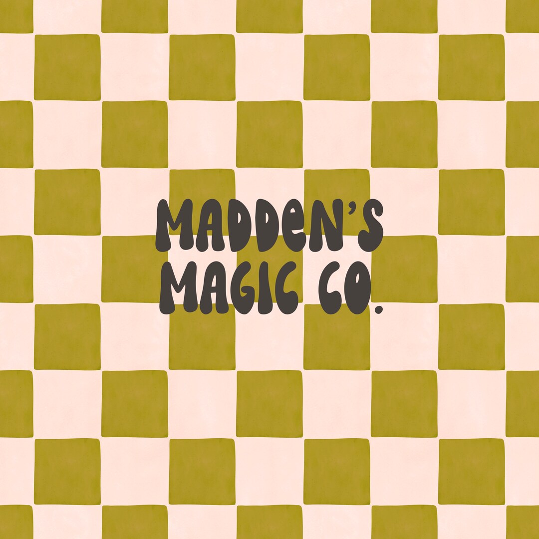 Boho Christmas Checkered Seamless Pattern Design, Instant Digital ...