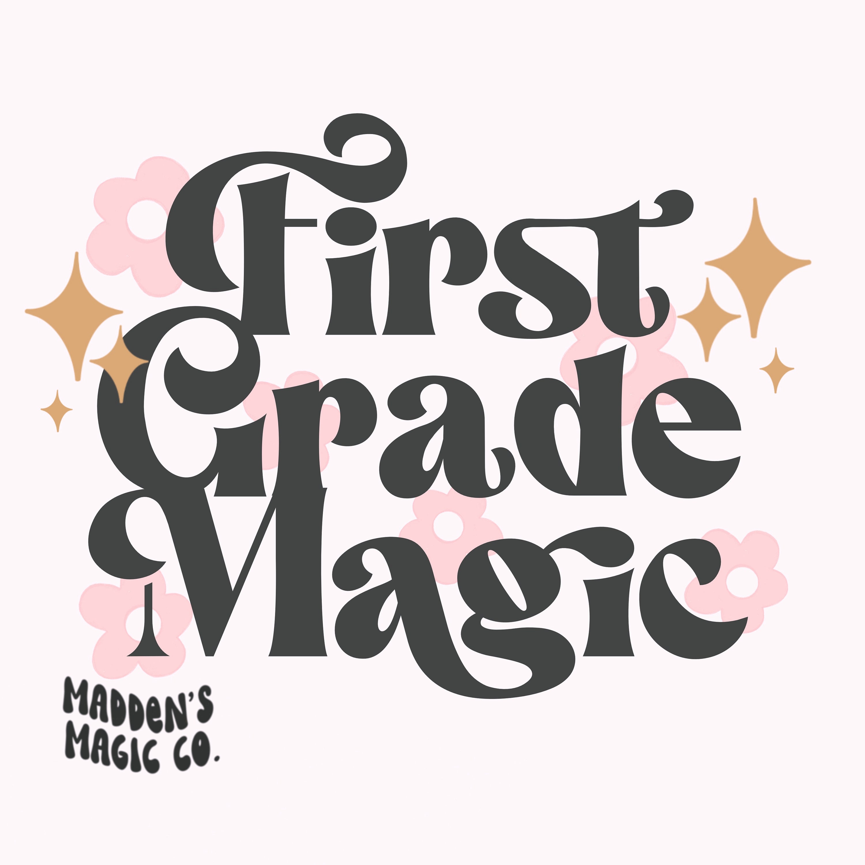 First Grade Magic PNG Design for Sublimation, Set of 2 Designs! Instant Digital Download - Etsy