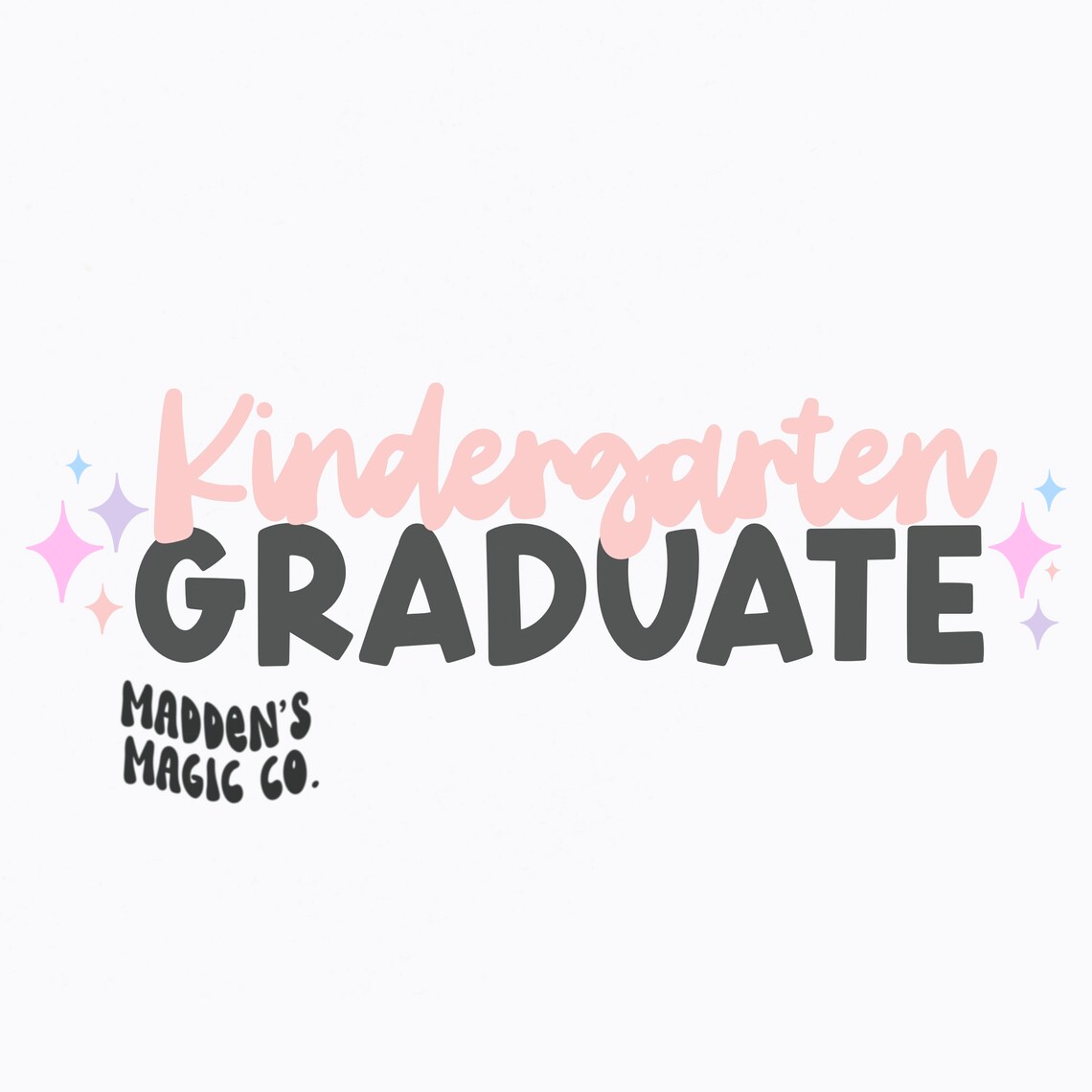 Kindergarten Graduate PNG Sublimation Design, Instant Download - Etsy