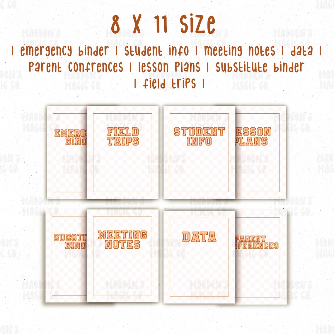 Printable Teacher Binder Covers That Match a Boho Classroom Theme! - Etsy