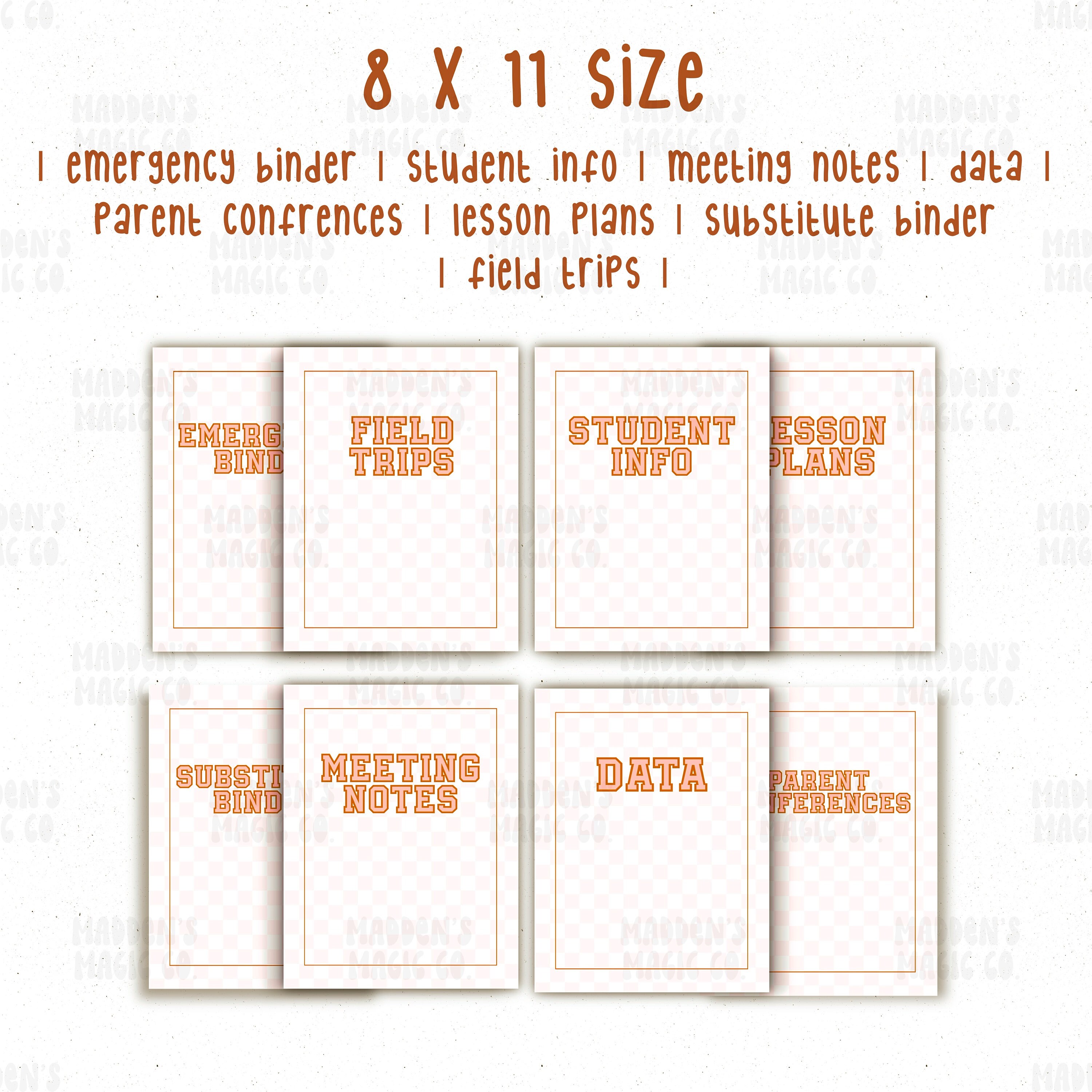 Printable Teacher Binder Covers That Match a Boho Classroom Theme! - Etsy