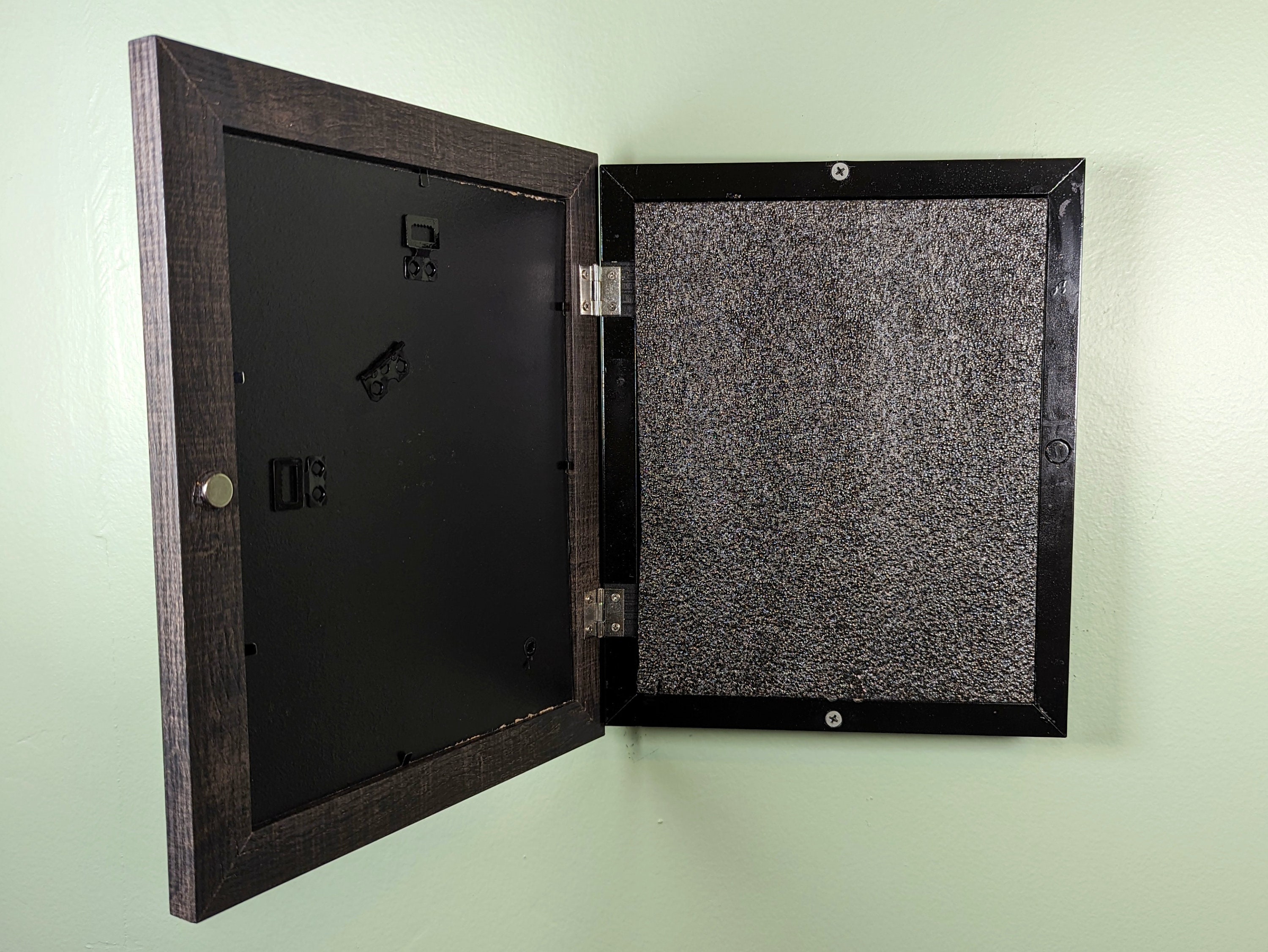 Concealment Picture Frame, 8x10, 5x7, Black, Secret Storage - Etsy