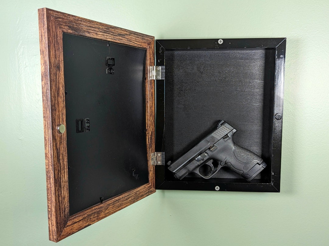 Concealment Picture Frame, 8x10, 5x7, Brown, Secret Storage - Etsy