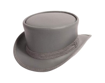 Victorian Grey Top Hat - Etsy