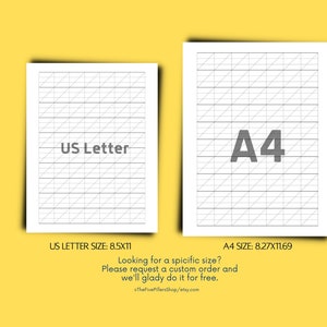 Calligraphy Paper, Slanted Grid, Calligraphy Learning, Calligraphy ...