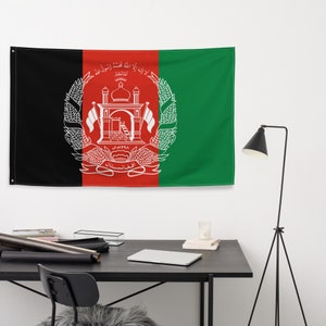 Afghanistan Flag, Islamic Republic of Afghanistan, Afghan Flag ...