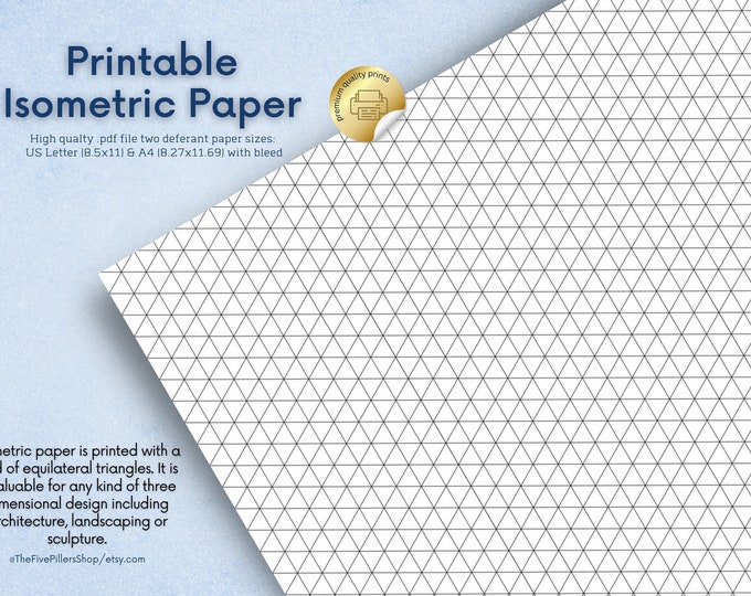 White Paper, Digital Isometric Paper, Note Taking Template, Note Taking ...