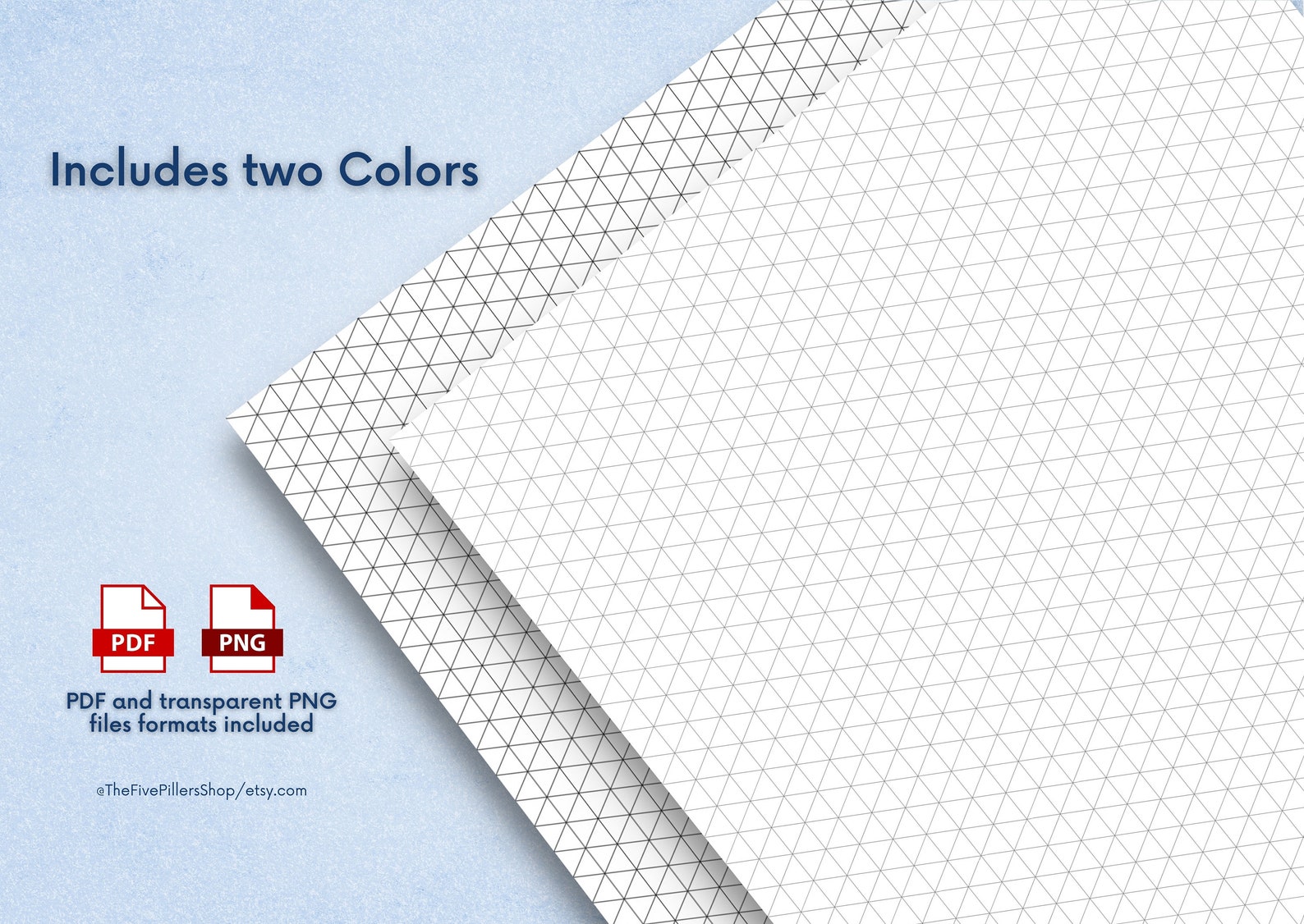 Isometric Graph Sheet, Procreate Isometric, Digital Isometric Grid ...