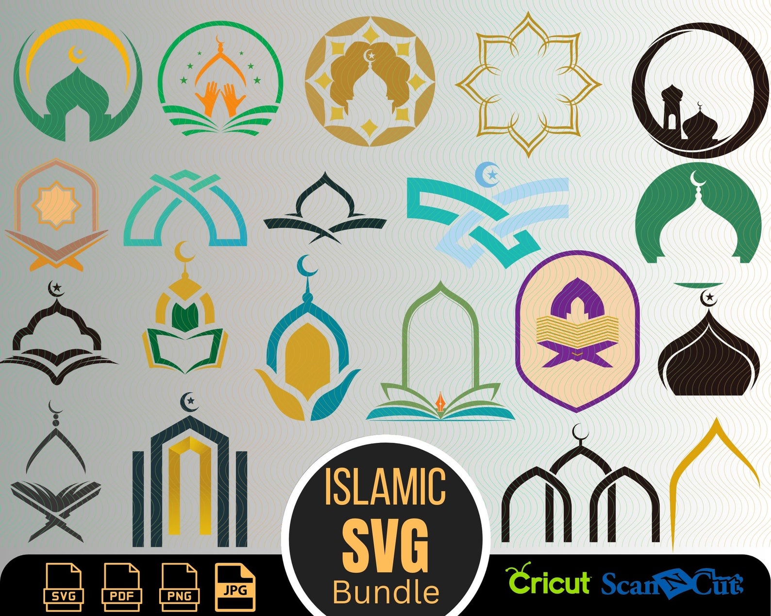 Islamic SVG Bundle Islamic SVG Islamic Education Islamic - Etsy