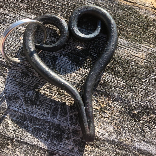 Hand Forged Heart - Etsy