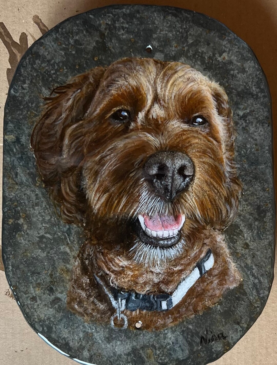 Hand Painted House Slates, Wildlife Slates, Pet Portrait Slates, Horse ...