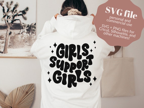 Girls Support Girls SVG Girl Power SVG Girl Scout Svg Baby - Etsy