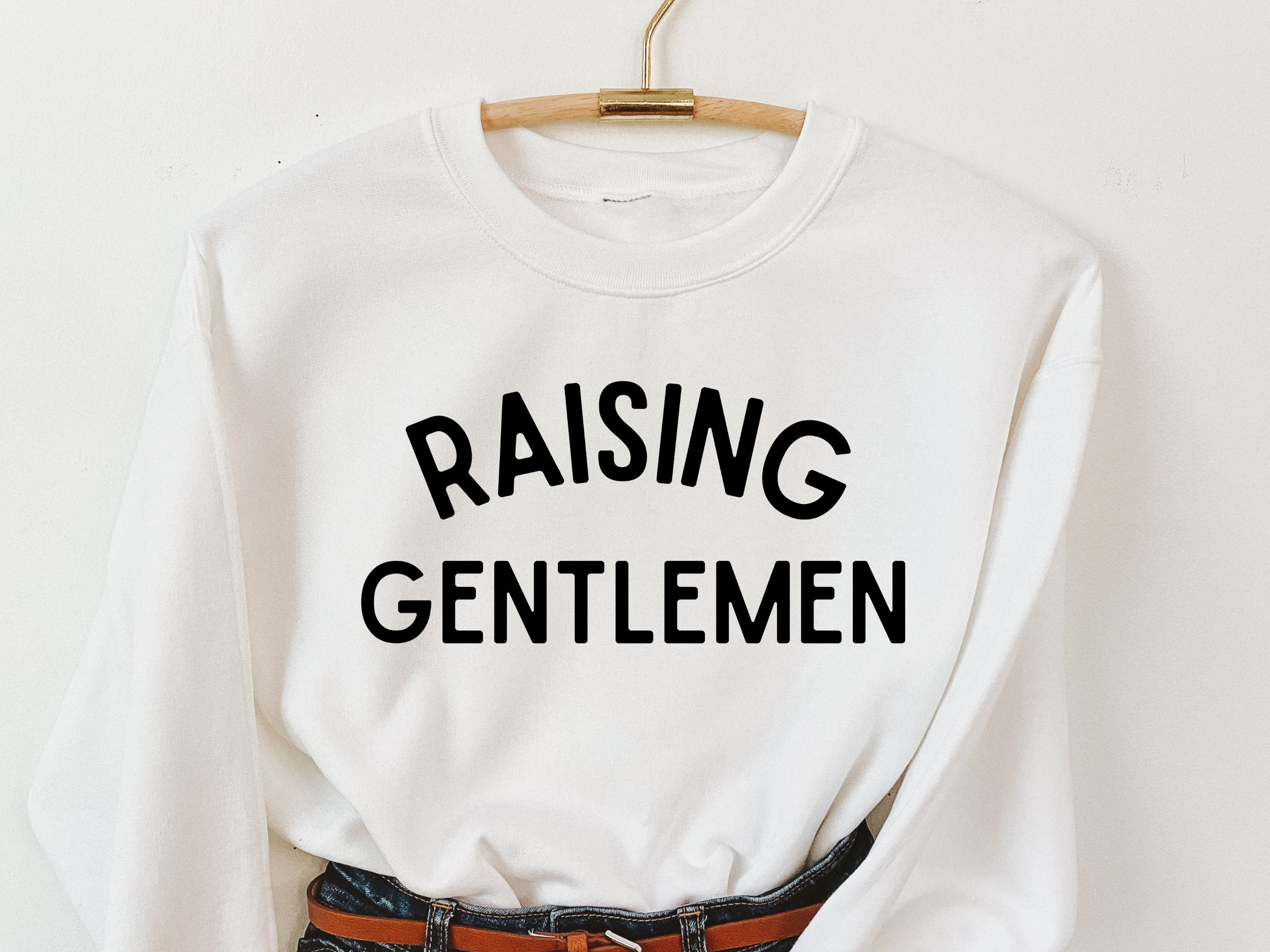 Raising Gentlemen SVG Boy Mom SVG Boy Mom Sweatshirt Baby - Etsy