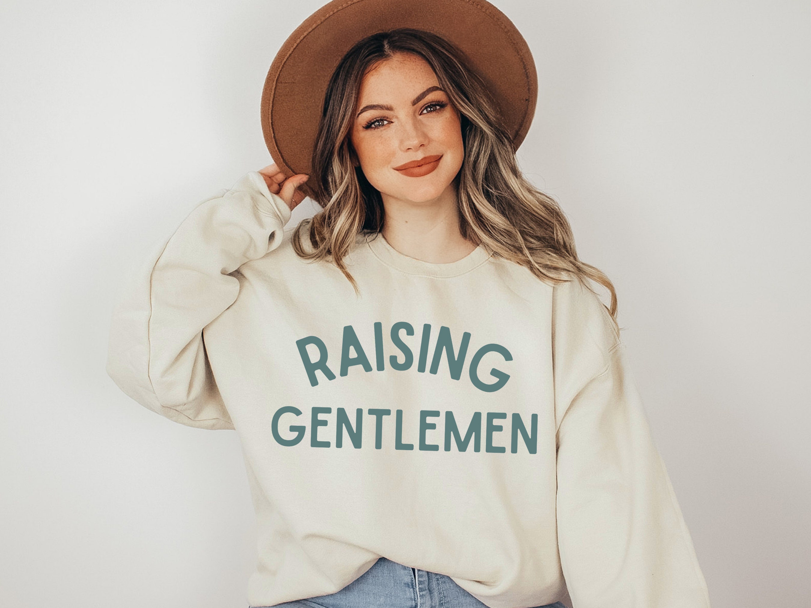 Raising Gentlemen SVG Boy Mom SVG Boy Mom Sweatshirt Baby - Etsy