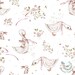 Goose and Bunny Cotton Fitted Crib Sheet for Little Girl. Unique ...