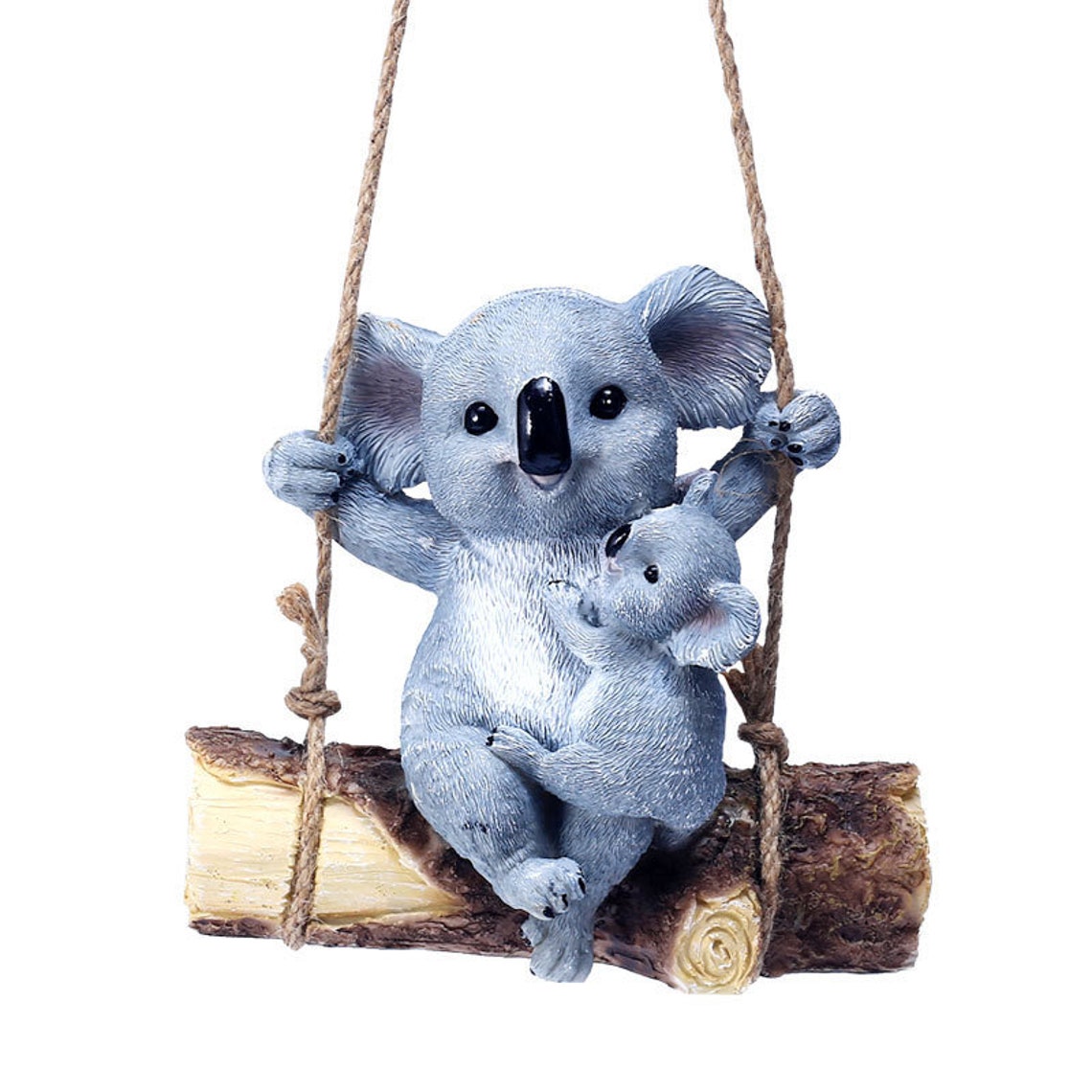 Koala Bears Swing Hanging Cute Animal Resin Simulation - Etsy