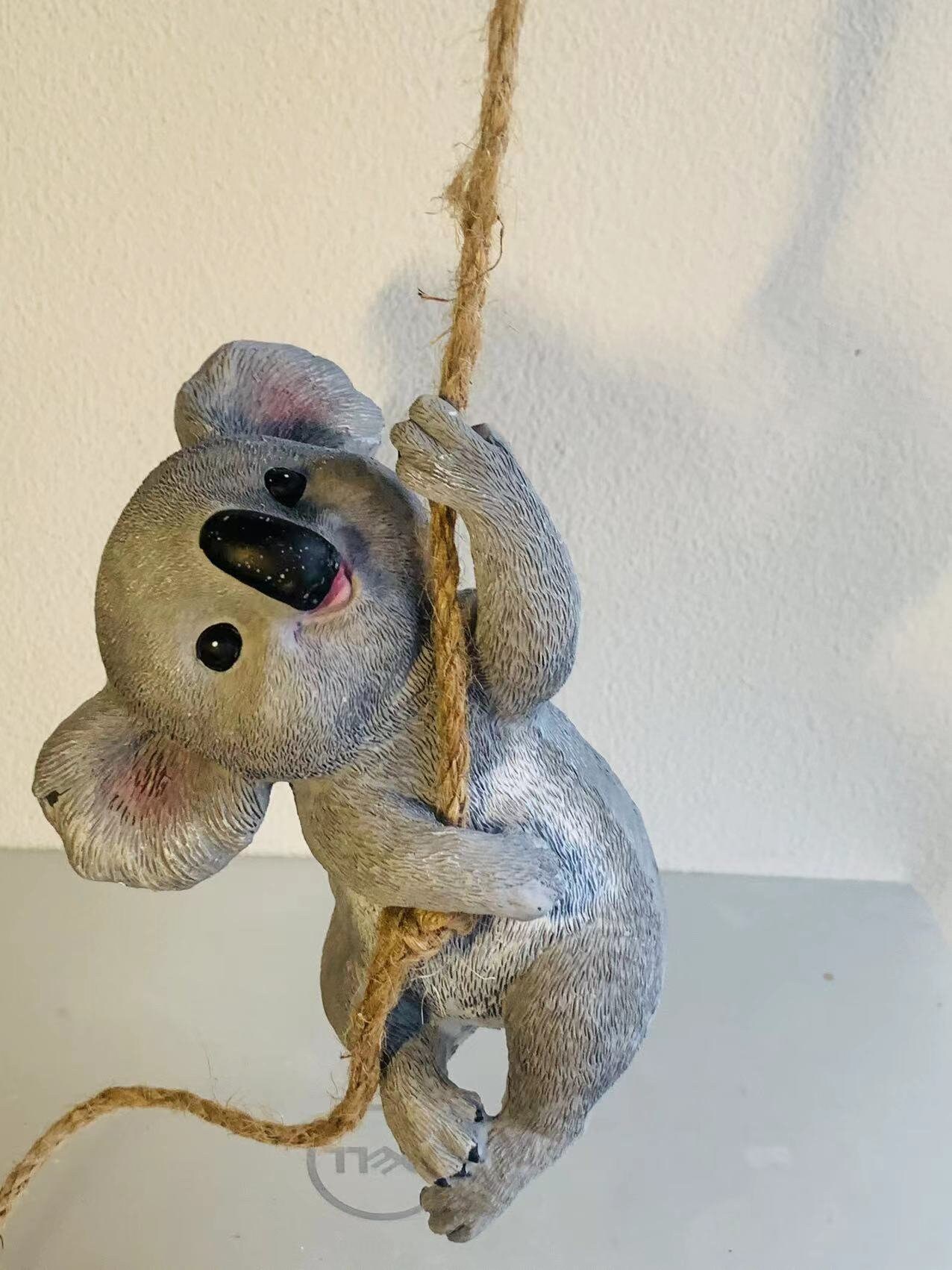 Koala Bears set of 2 Climbing on Rope Hanging Cute Animal - Etsy