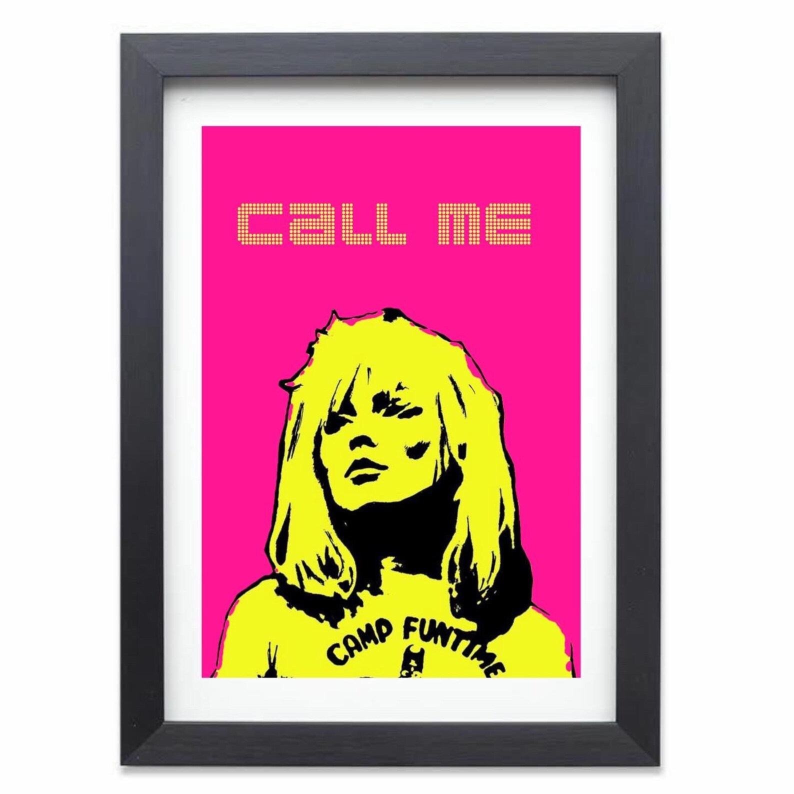 Debbie Harry call Me Blondie Pop Art Print | Etsy