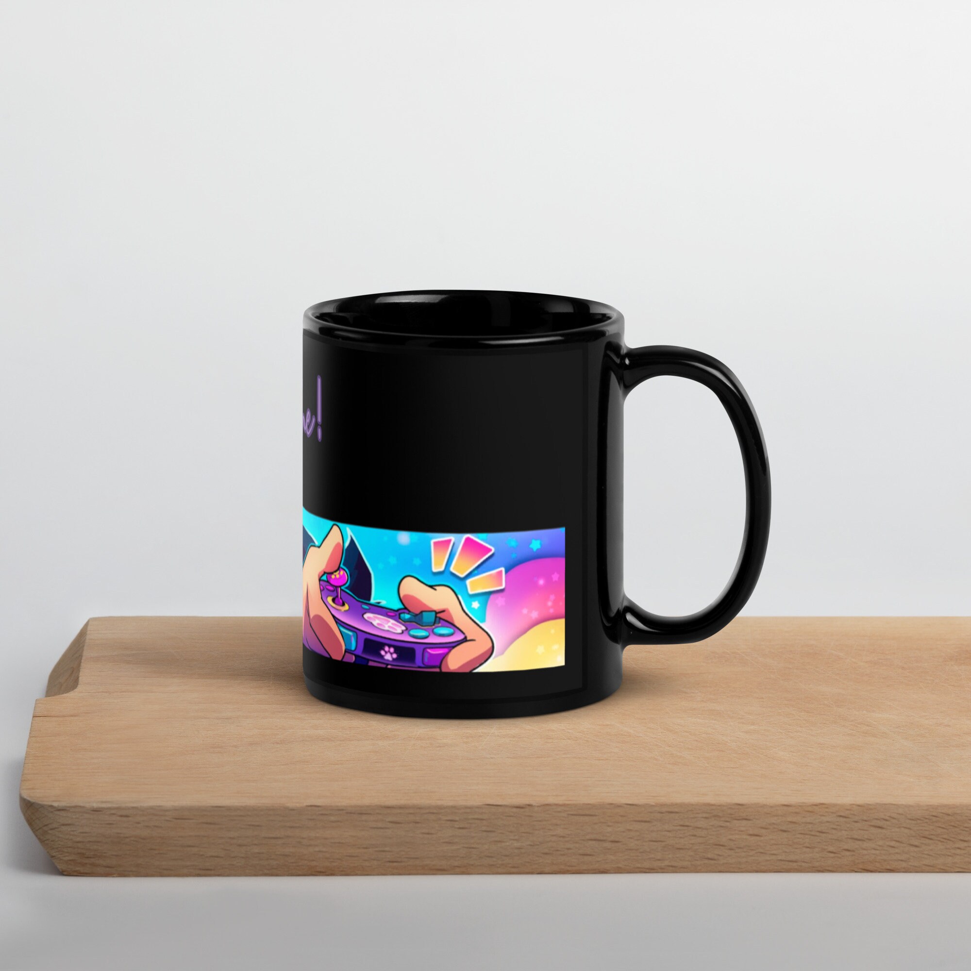 Aphmau Black Glossy Mug Aphmau Merch Aphmau Fans Aphmau - Etsy