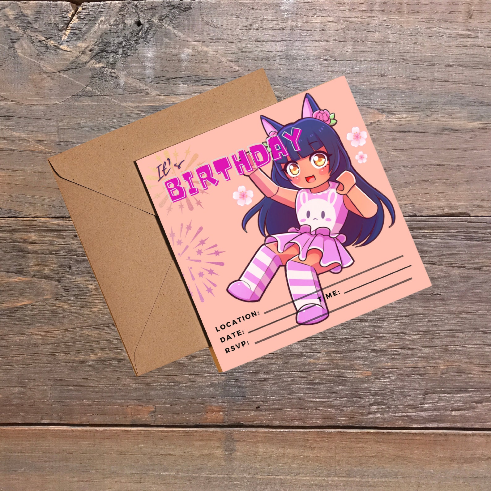 Aphmau Invitations Aphmau Printable Invitations Aphmau Instant Download ...