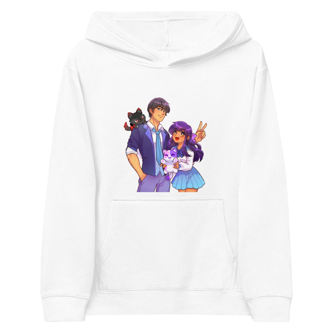 Aphmau Kids Hoodie Aphmau Merch Kids Fleece Aphmau - Etsy