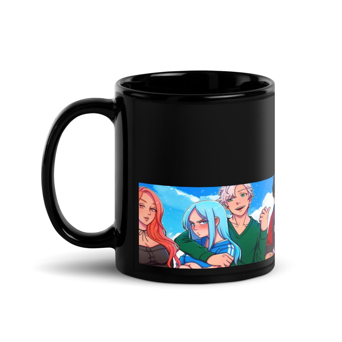 Aphmau Black Glossy Mug Aphmau Merch Aphmau Fans Aphmau Gifts Gatcha ...