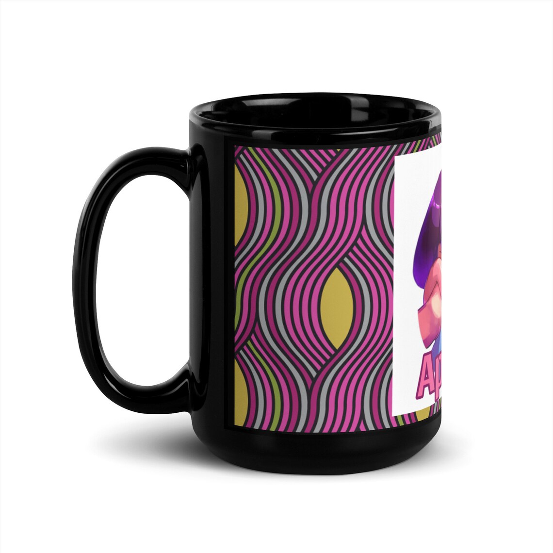 Aphmau Black Glossy Mug Aphmau Merch Aphmau Fans Aphmau Gifts Gatcha ...