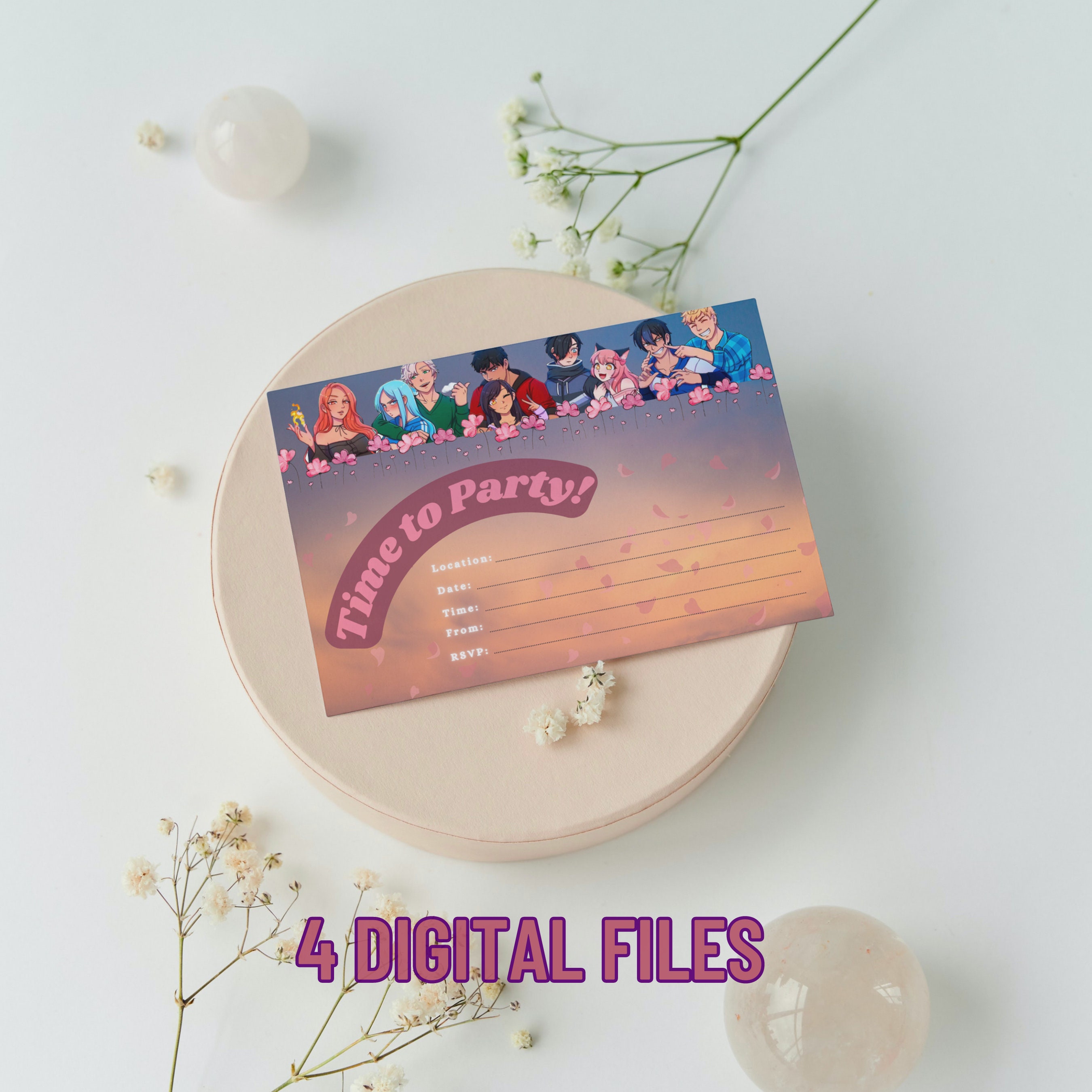 Aphmau Invitations Aphmau Printable Invitations Aphmau - Etsy Israel