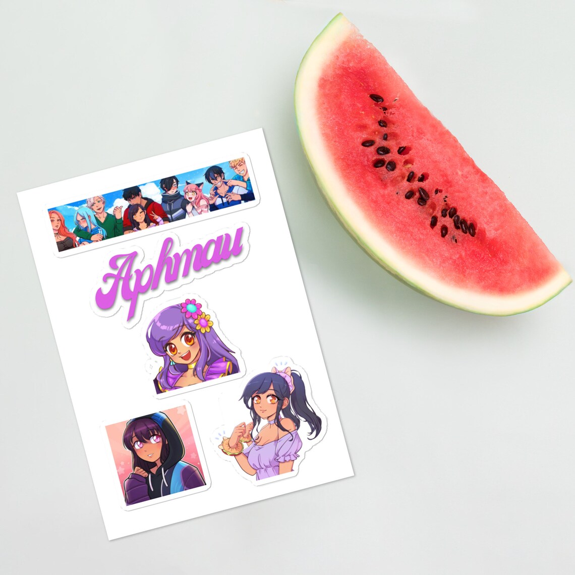 Aphmau Stickers Aphmau Sticker Sheet Aphmau Merch - Etsy UK