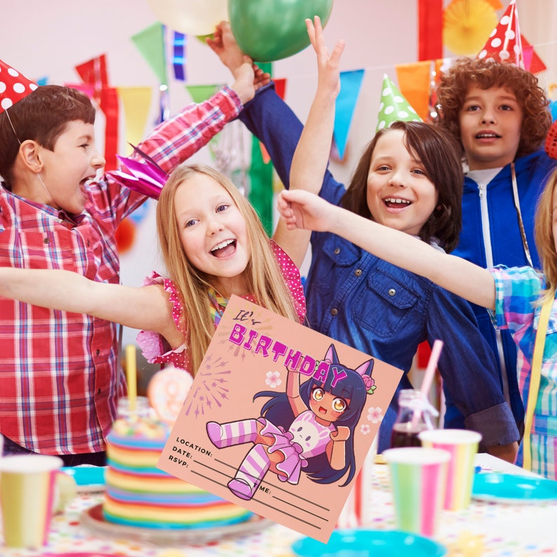 Aphmau Invitations Aphmau Printable Invitations Aphmau Instant Download ...