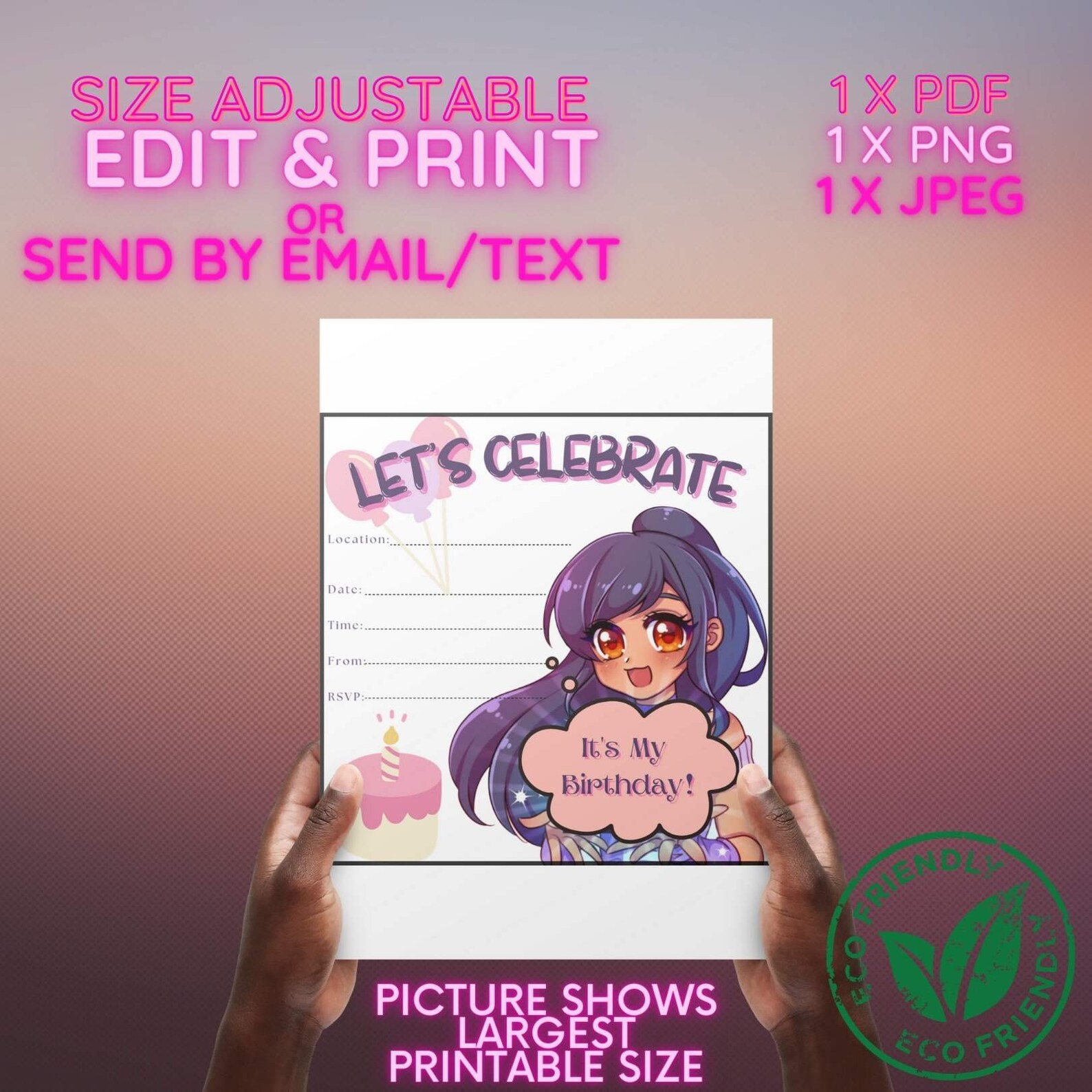 Buy Aphmau Invitations Aphmau Printable Invitations Aphmau Online in ...